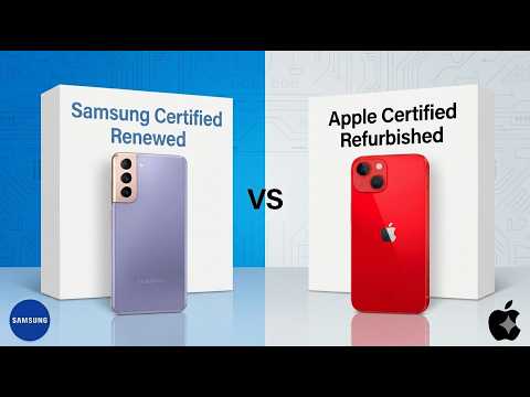 I bought refurbished from Apple and Samsung... Who does it better? 