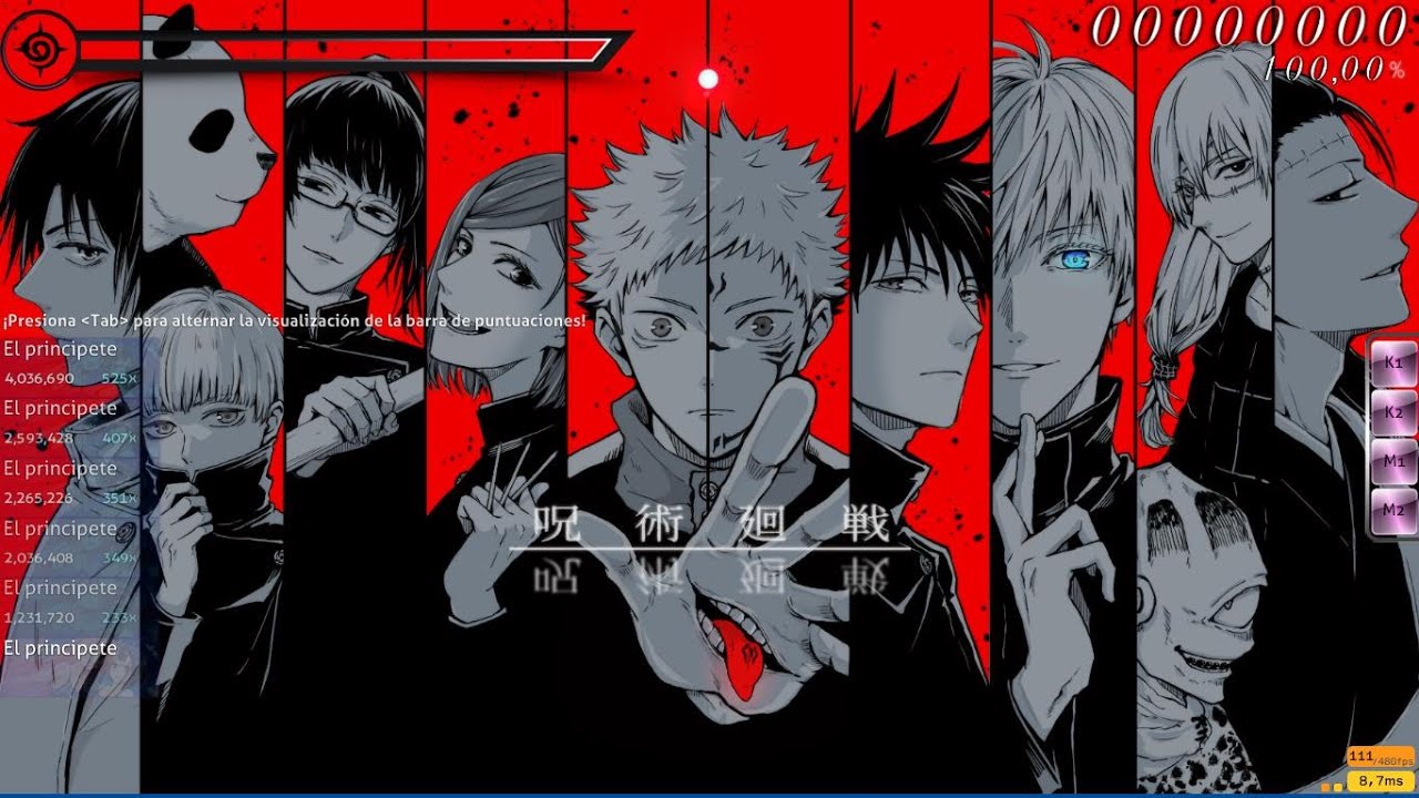 osu! | jujutsu kaisen opening 2『VIVID VICE』by Who-ya Extended - YouTube