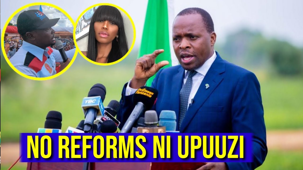 MSIGWA ACHARUKA "WANAOSEMA NI REFORM NO ELECTION MTANDAONI NI WAPUUZI ...