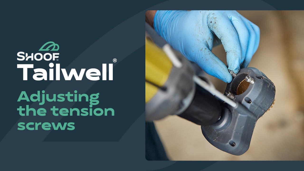 Tailwell power tail trimmer: Adjusting the tension screws - YouTube