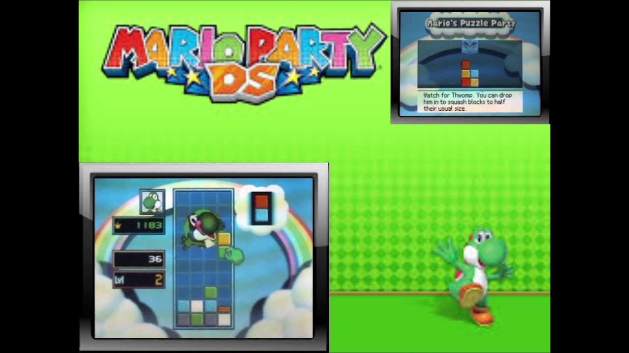 Mario Party DS - Bonus: Mario's Puzzle Party - YouTube