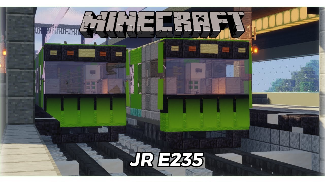 Yamanote Line JR E235 Minecraft Tutorial - YouTube