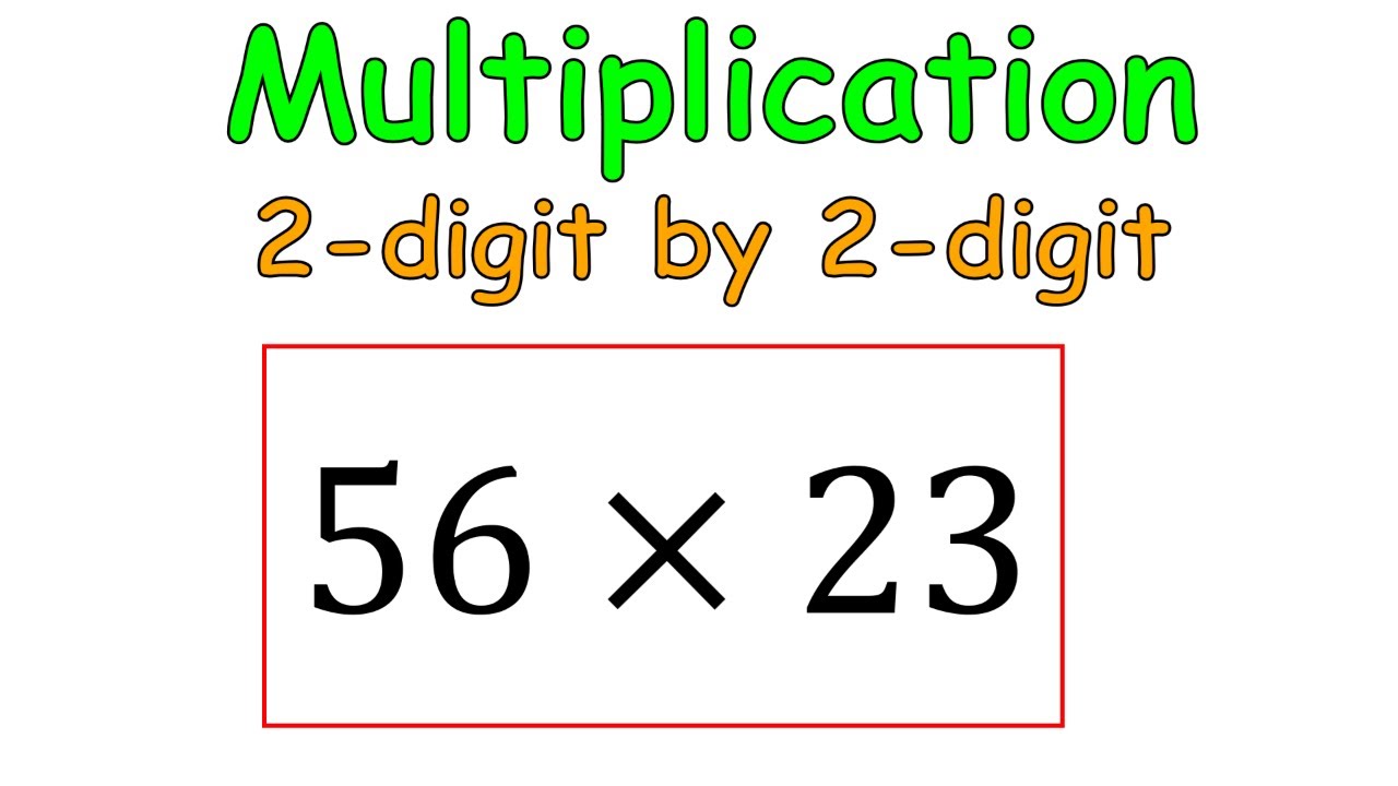 2-Digit number by 2-Digit number Multiplication || Math with ...