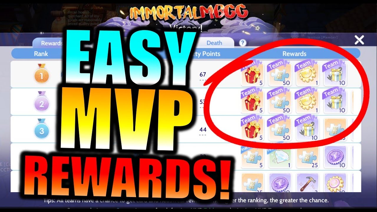 MVP TEAM REWARDS MADE EASY!! - RAGNAROK ORIGIN - YouTube