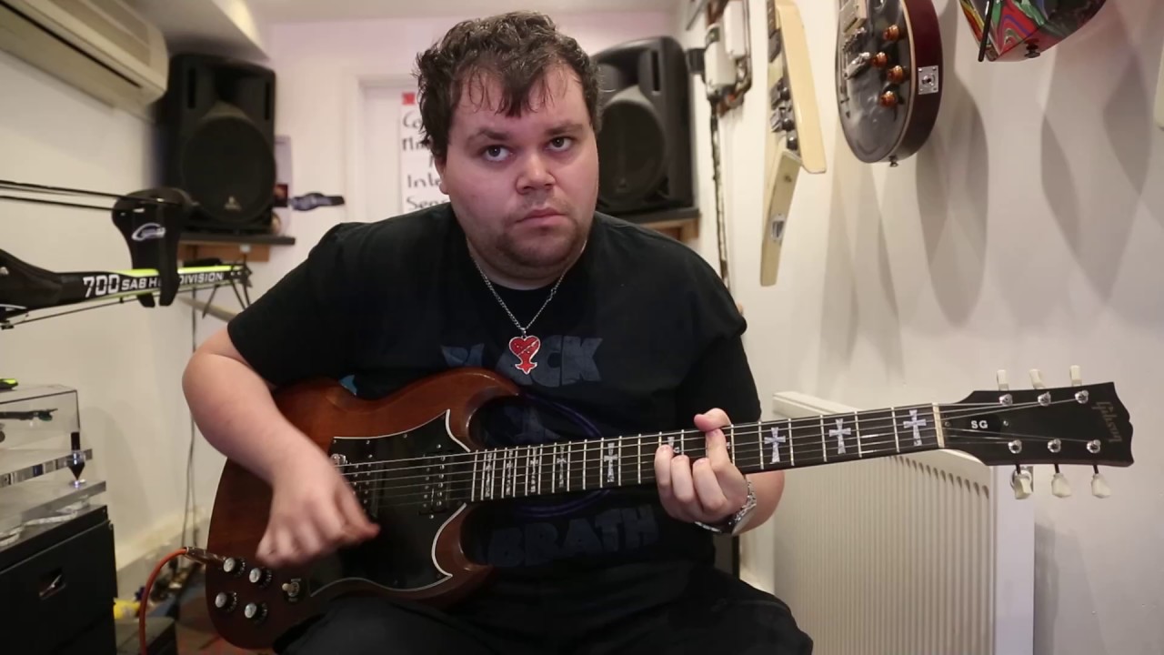 Black Sabbath NIB Guitar Cover By Dan Booth - YouTube