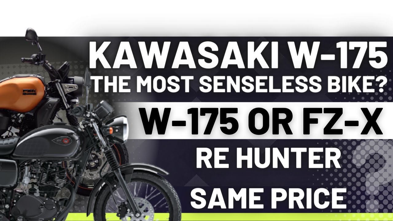Kawasaki w175 vs FZ-X | Royal Enfield Hunter better? - YouTube