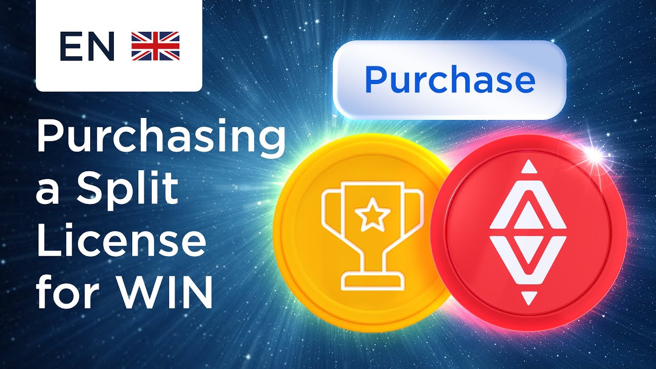 How Do You Purchase a SPLIT License for WIN token? - YouTube
