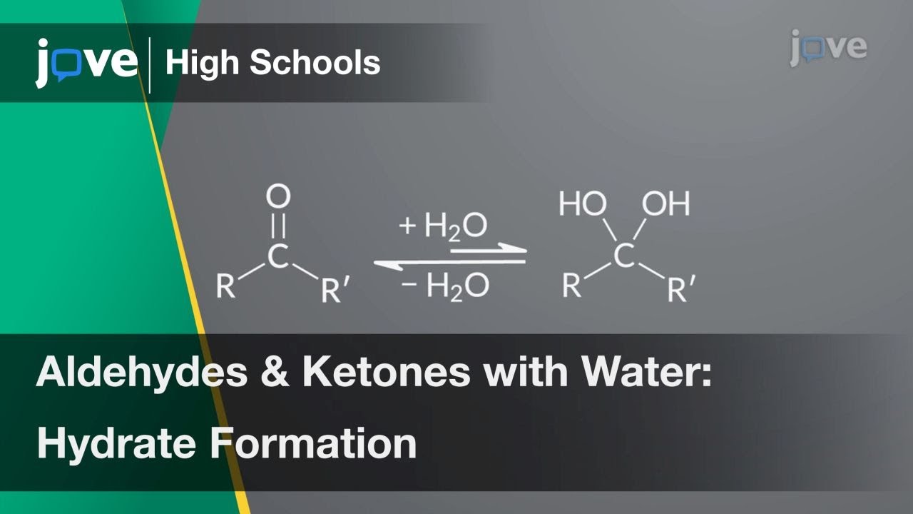 Aldehydes and Ketones with Water: Hydrate Formation | Organic Chem ...