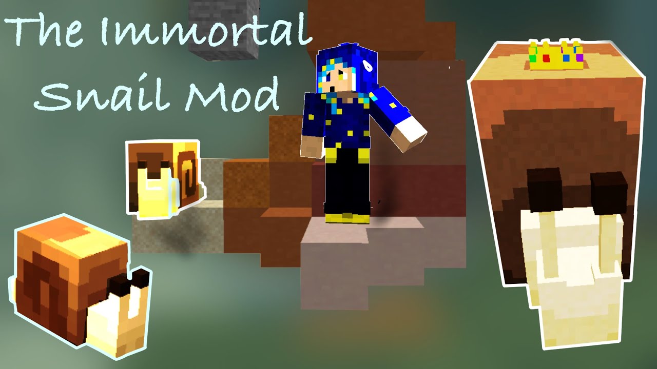 Minecraft Immortal Snail Mod: A Peculiar Play-through. - YouTube