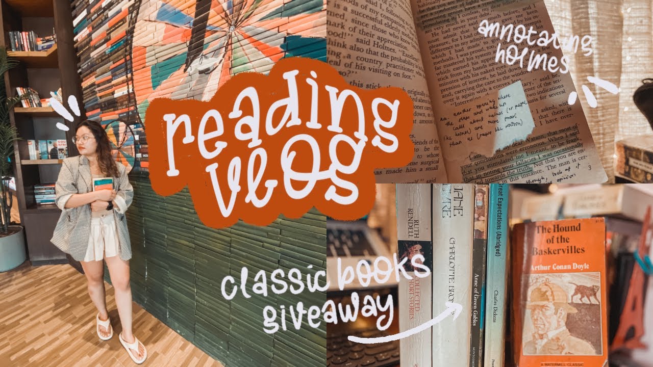 reading vlog + classic books giveaway [closed] - YouTube