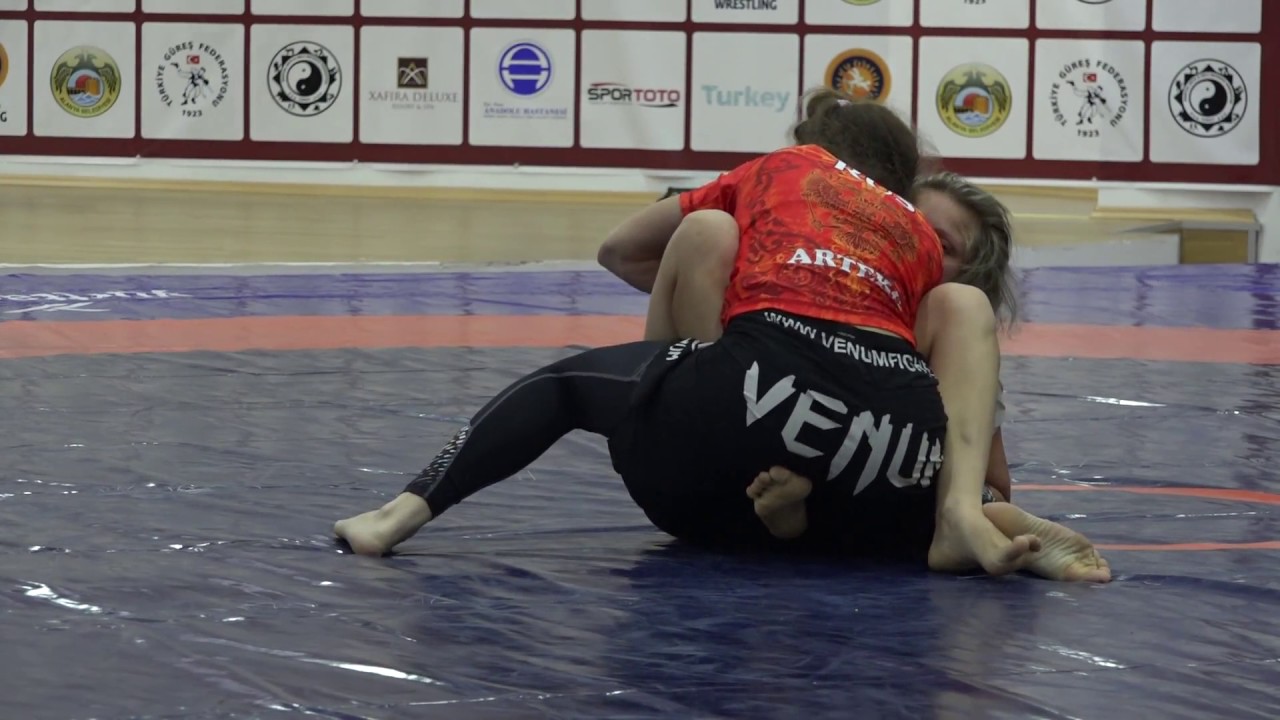 Grappling Women 2016 RUS V UKR FINAL 58kg - YouTube