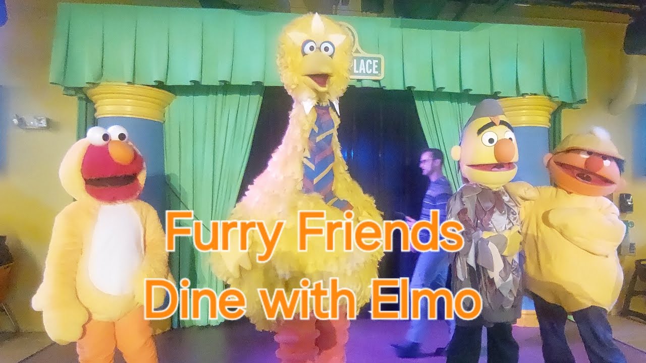Furry Friends | Dine w Elmo and Friends | Sesame Street Characters ...