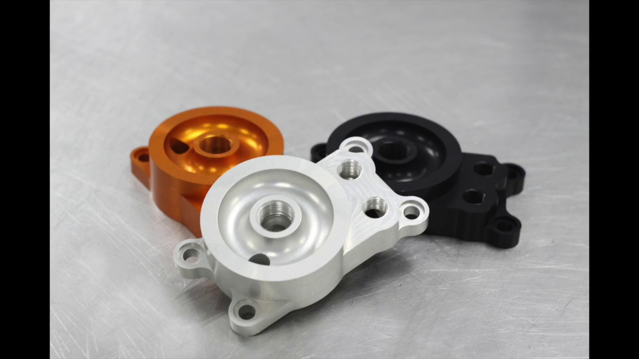 Inside our CNC Machine manufacturing a Oil Filter Housing for the Ford ...