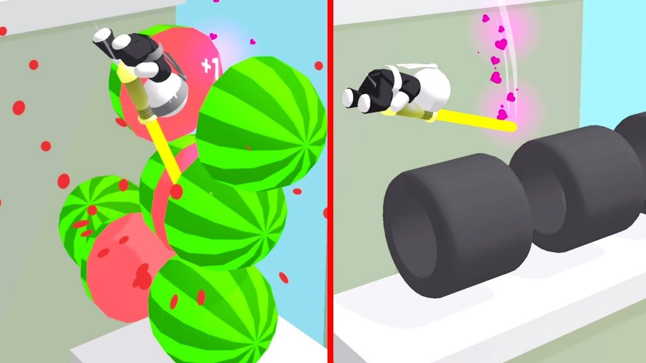 Master Slicer Game! Satisfying and relaxing ASMR slicing video - YouTube