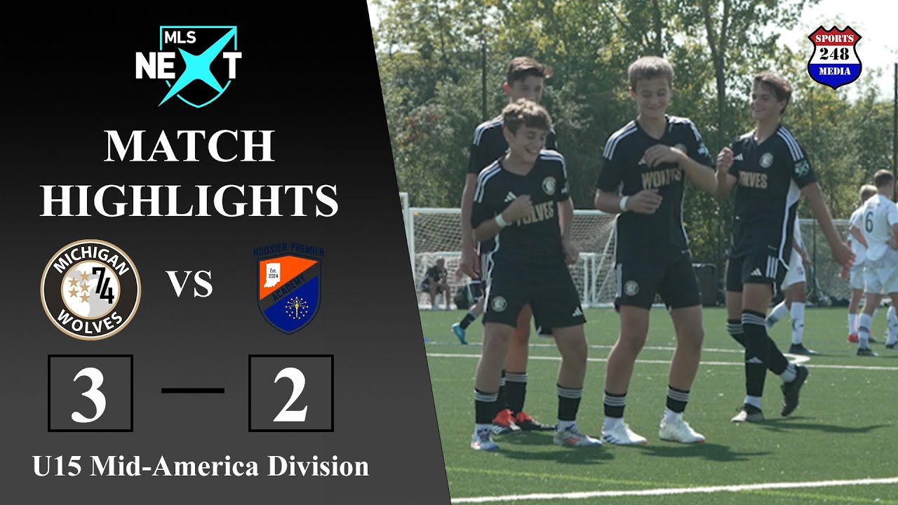 MLS NEXT (U15/2010 Boys) MATCH HIGHLIGHTS: Michigan Wolves (MI) vs ...