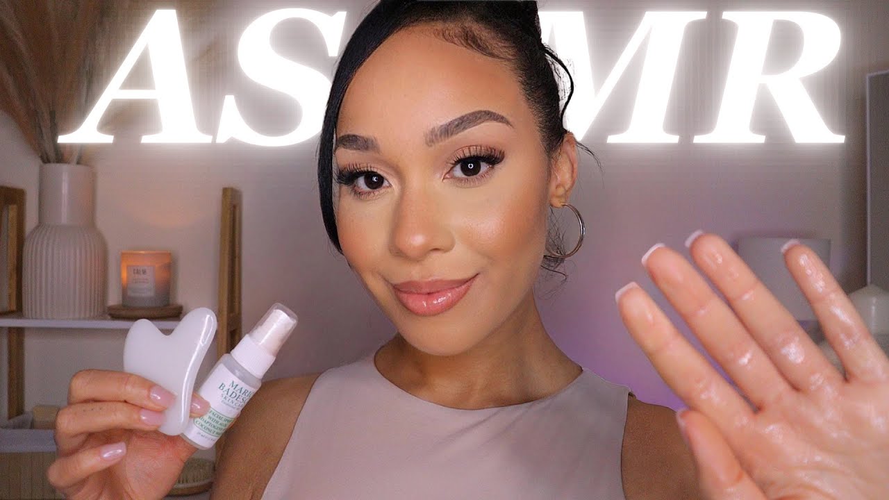 ASMR ☁️ Relaxing Spa Facial Massage Roleplay + Pampering Personal Attention For Sleep - YouTube