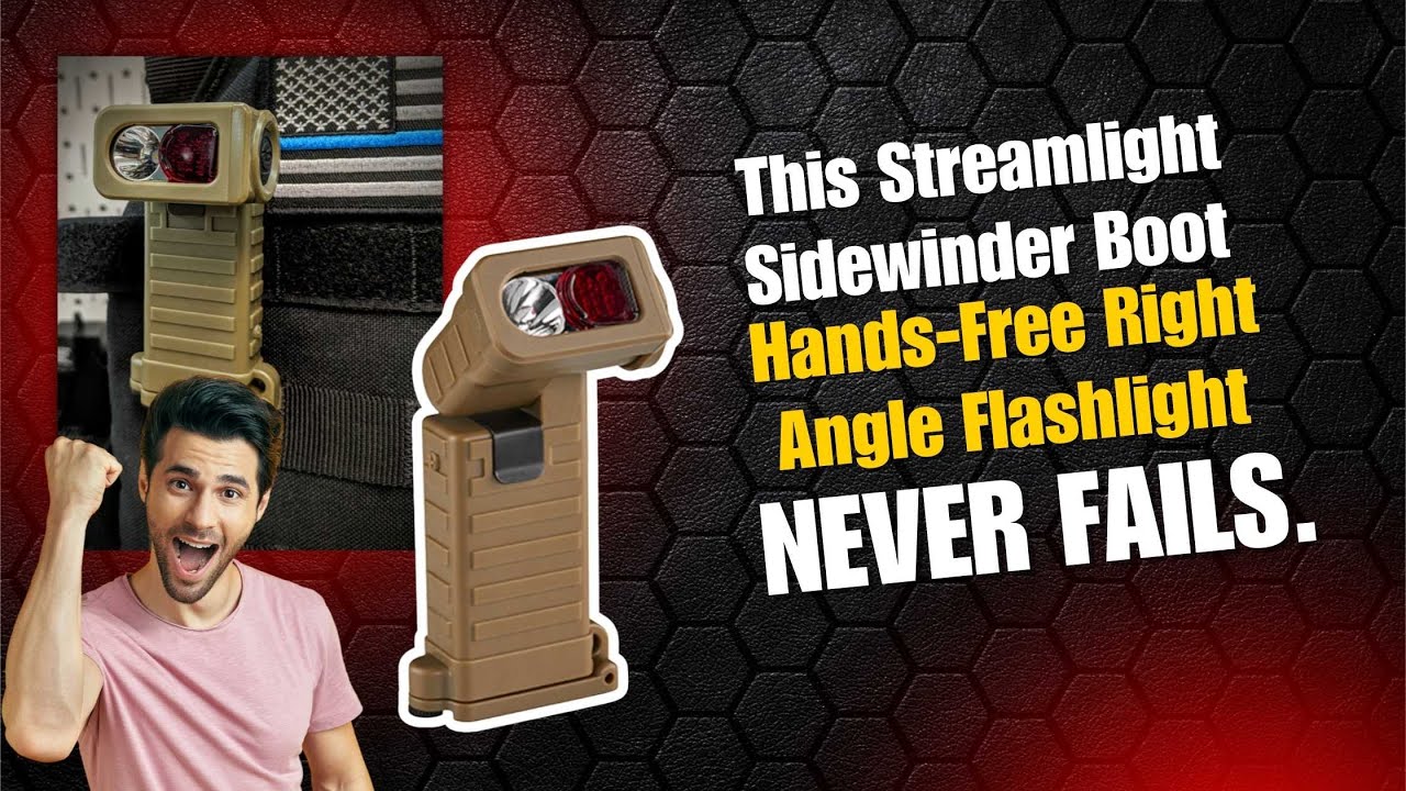This Streamlight Sidewinder Boot Hands-Free Right Angle Flashlight ...