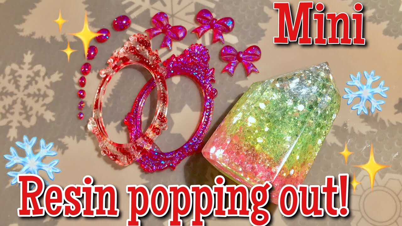 Mini popping out di resina! - YouTube