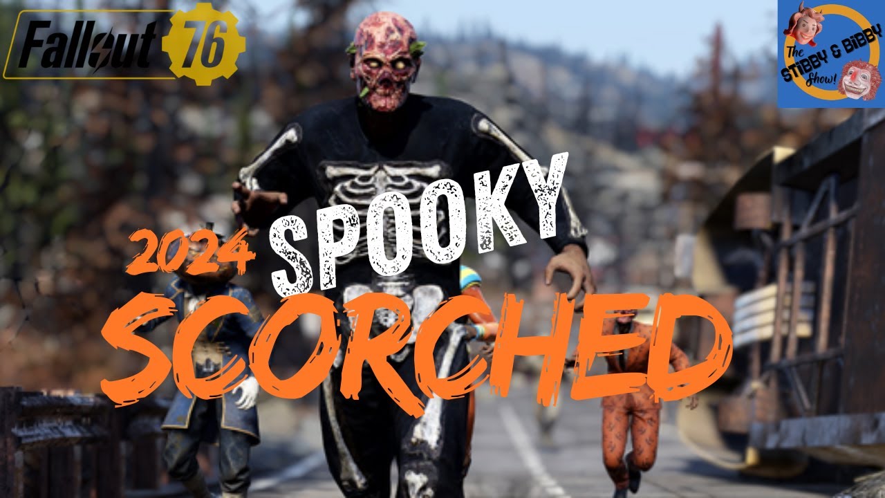 Trick or Treating & Hunting Spooky Scorched in Fallout 76 w/Yeahbear ...