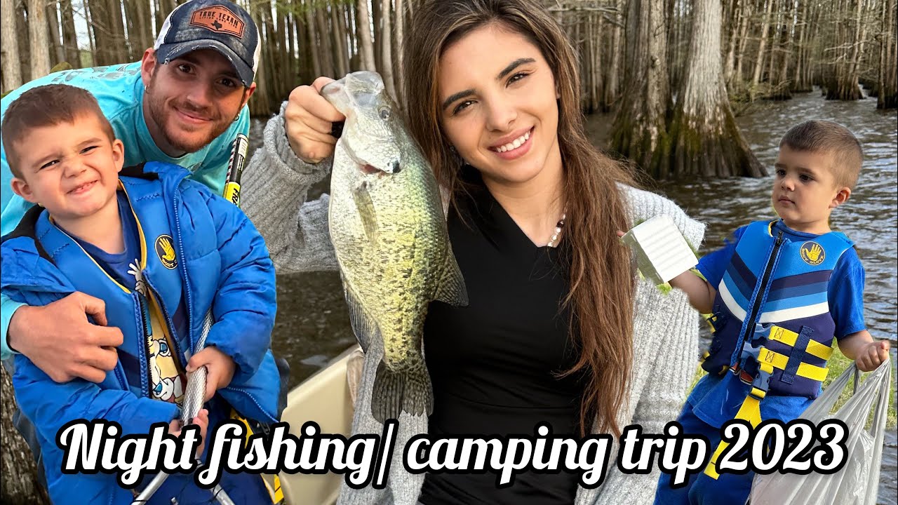Our first family camping/fishing trip/catch & cook! - YouTube