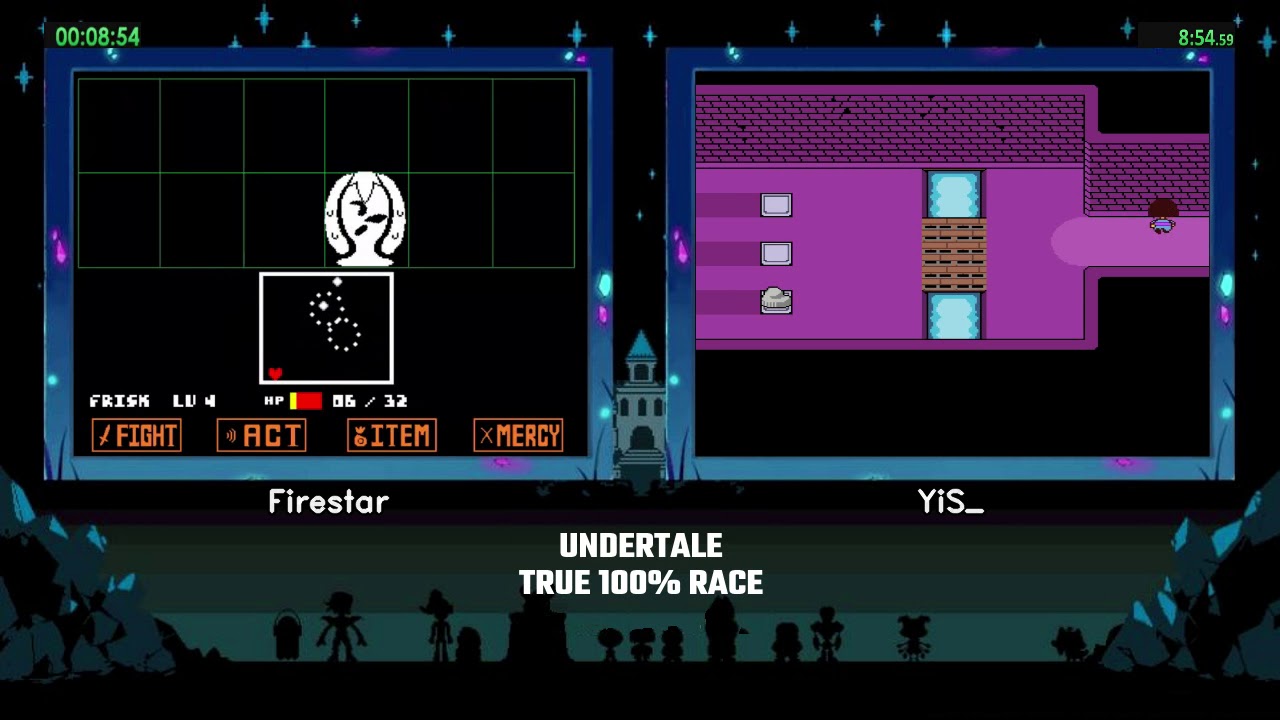 (1/4) Undertale True 100% Showcase Race. - YouTube