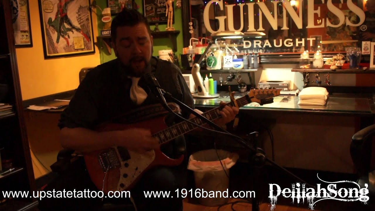 Billy Irish of Upstate Tattoo & 1916 Band Plays Delilah - YouTube