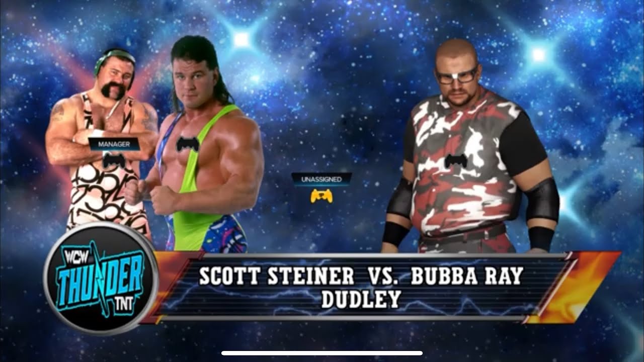 Scott Steiner Vs Bubba Ray Dudley wcw 2k23 - YouTube
