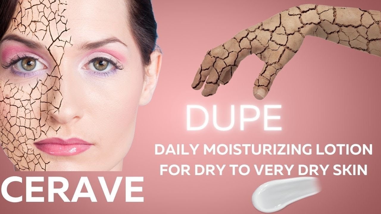 Make Your Own CeraVe Dupe! DIY Daily Moisturizing Lotion for Dry & Very ...