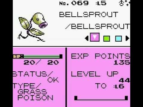 Trading shiny Bellsprout for Onix - Pokémon Crystal - YouTube