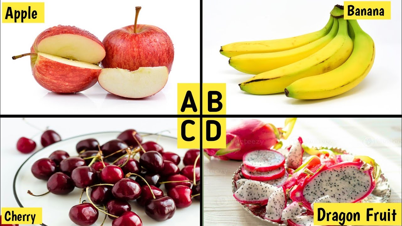 ABC Fruit : Learn Alphabet from A to Z ! Fruit Names for Kids।। - YouTube