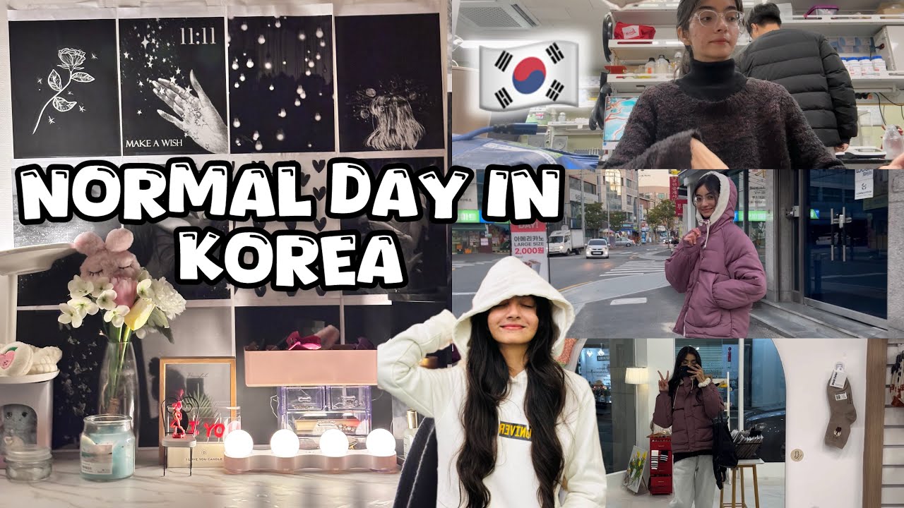 Normal daily routine in korea 🇰🇷 ep6 / life of Indian 🇮🇳 student in ...