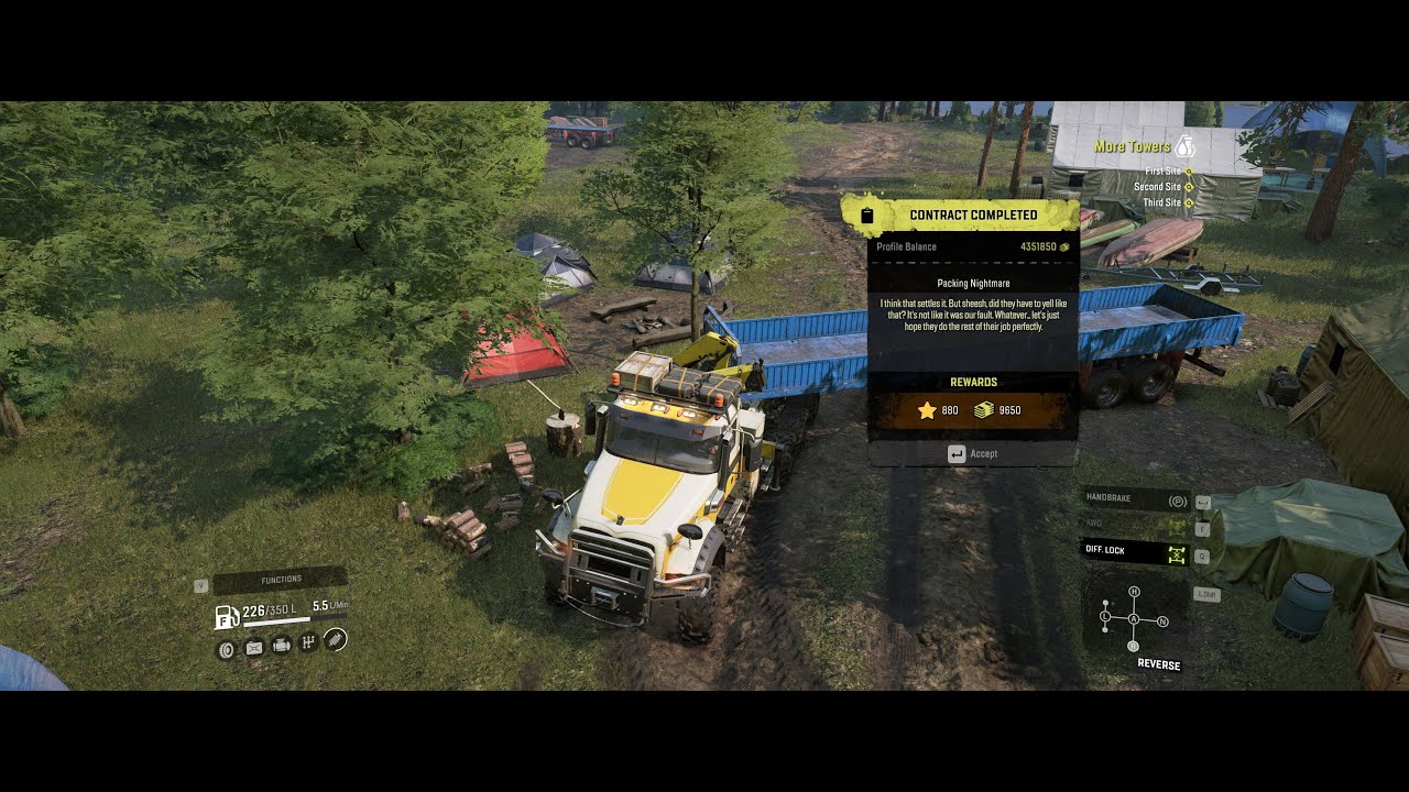 E960 | SnowRunner | Reactive Zone - Packing Nightmare - YouTube