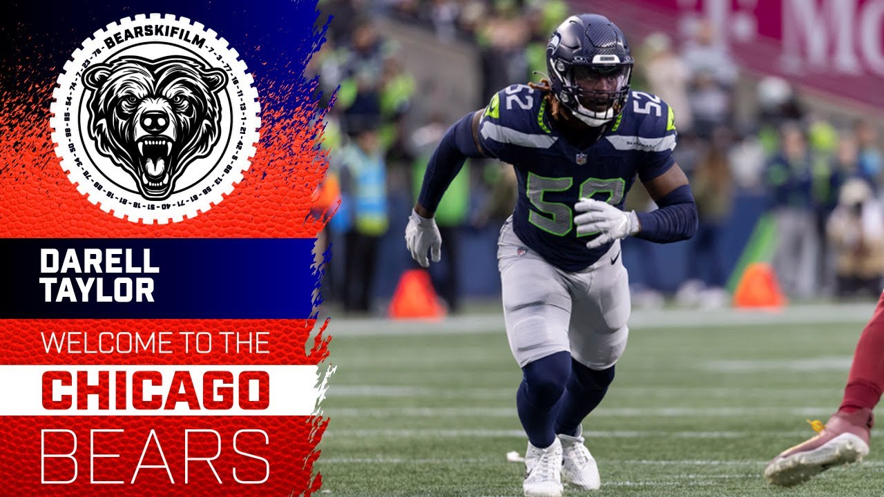 Darrell Taylor - Welcome to The Chicago Bears! || Highlights || Bears ...