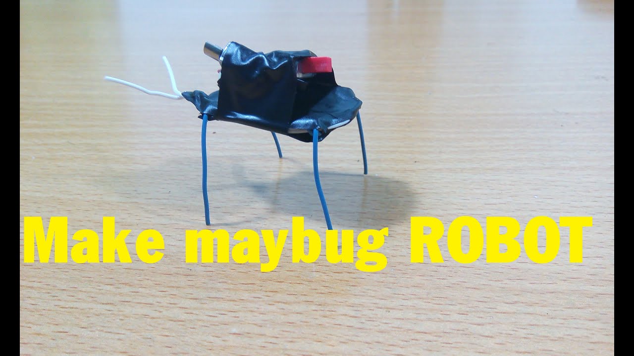 How to make robot maybug, robot beetle - YouTube