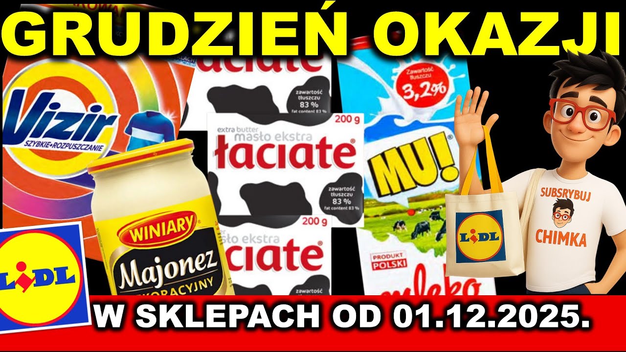LIDL | Gazetka Promocyjna od Poniedziałku 01.12.2025. - YouTube