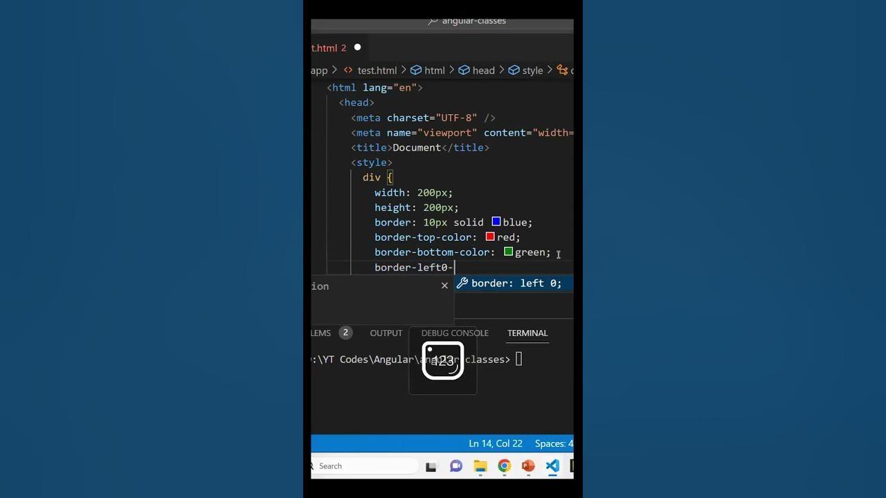 Apply Multiple Border Colors Css Border Property Css Tutorials In Telugu Css Webdevelopment