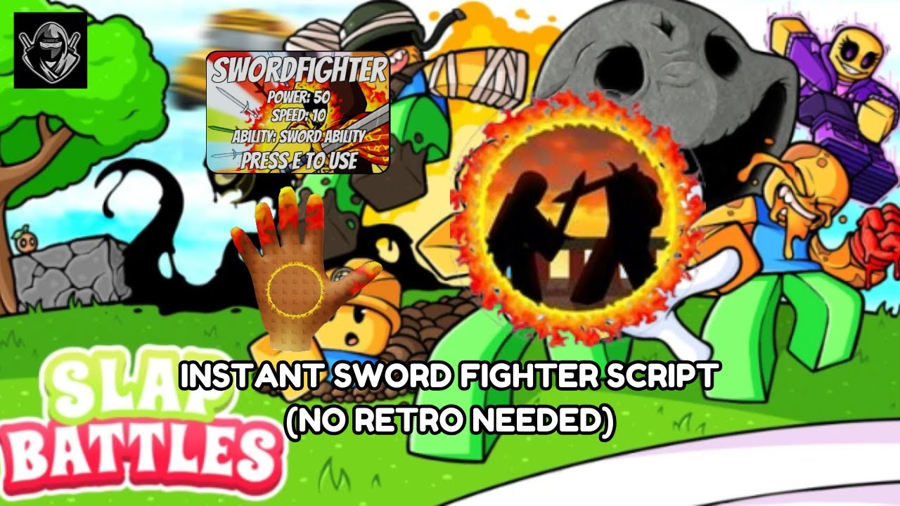 INSTANT SWORDFIGHTER GLOVE (NO RETRO NEEDED) | Roblox Slap Battles ...