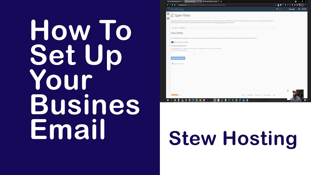 How To Set Up Your Business Email - YouTube