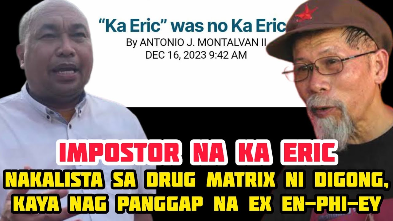 SPOKESPERSON NG MAKA KALIWANG GRUPO, HINDI NAMIN KASAMA SI ERIC CELIS - YouTube