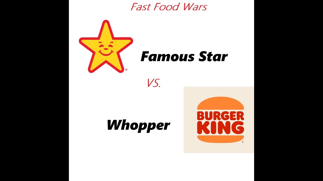 Fast Food Wars: Carls Jr Famous Star vs Burger King Whopper - YouTube