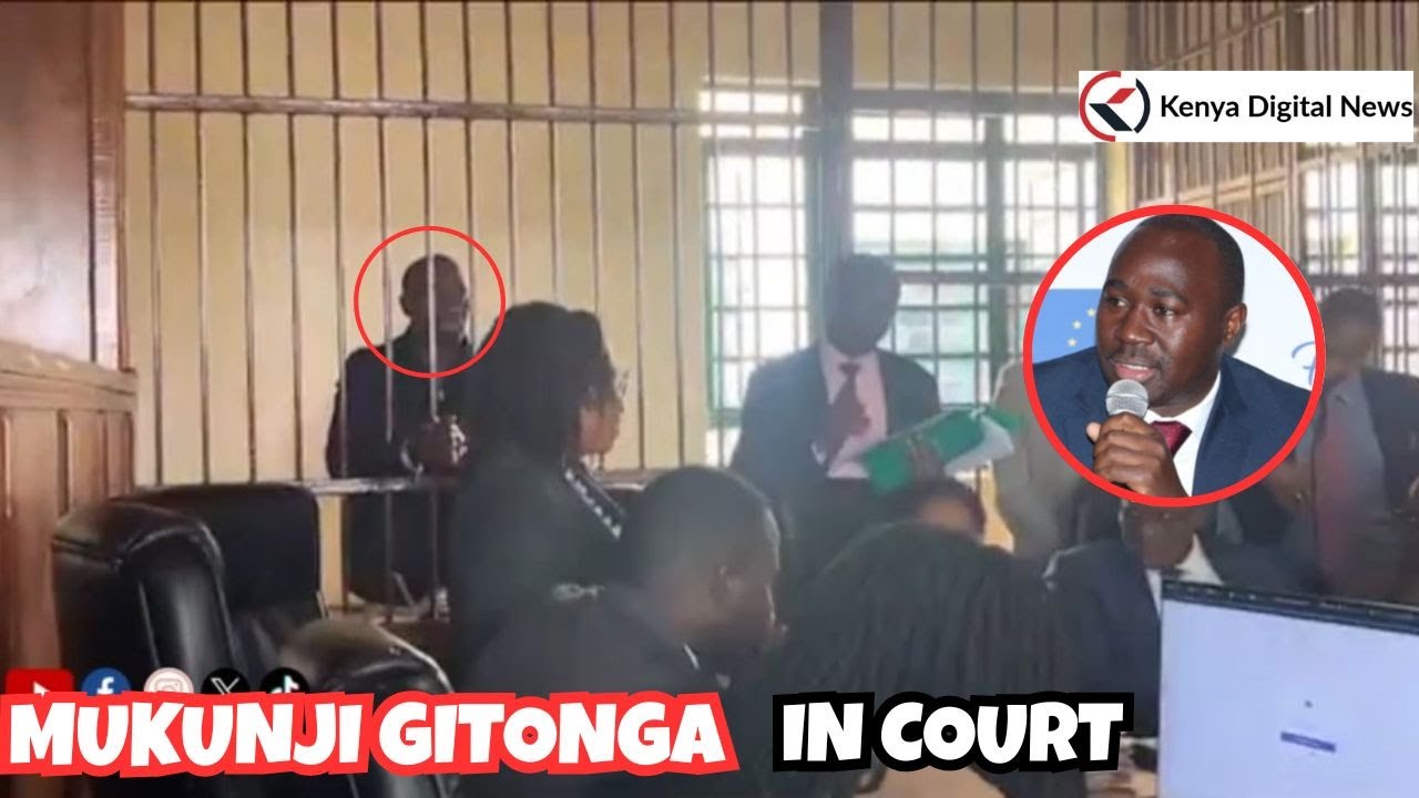 Manyatta MP Gitonga Mukunji Arraigned at Kahawa Law Courts Pending Bail Hearing! - YouTube