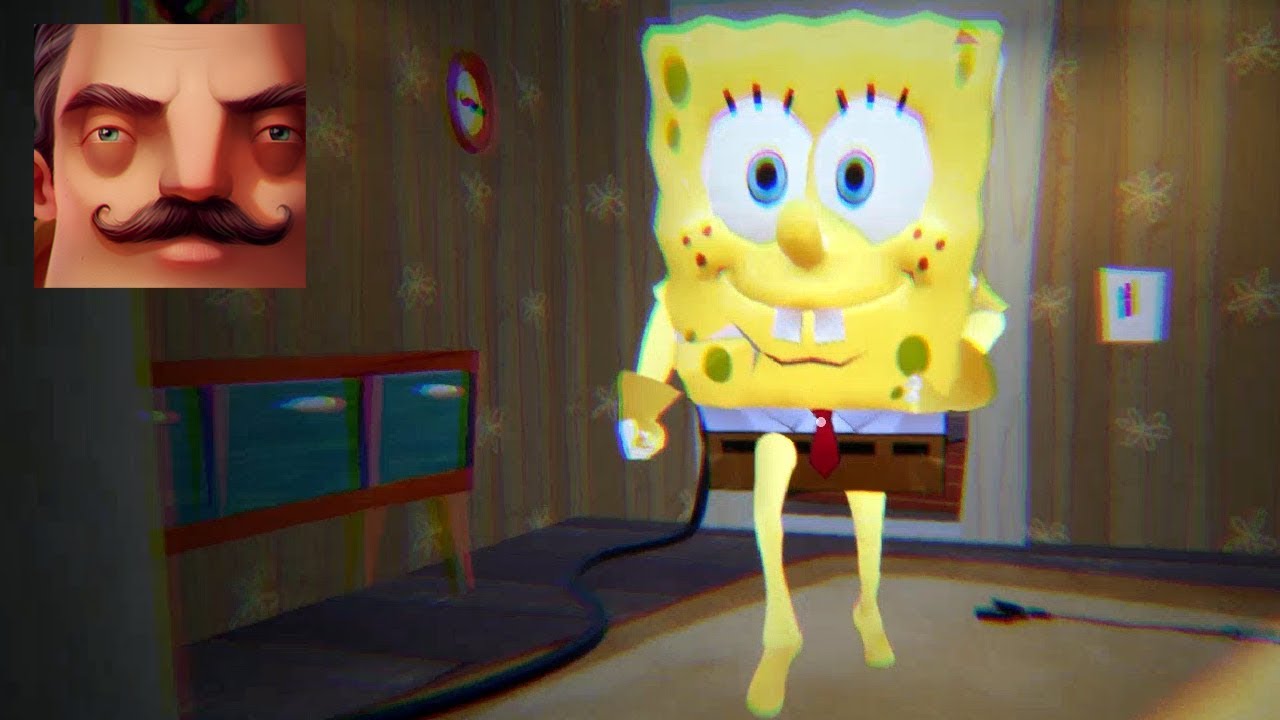 Hello Neighbor - My New Neighbor SpongeBob ACT 2 Hole Gameplay ...
