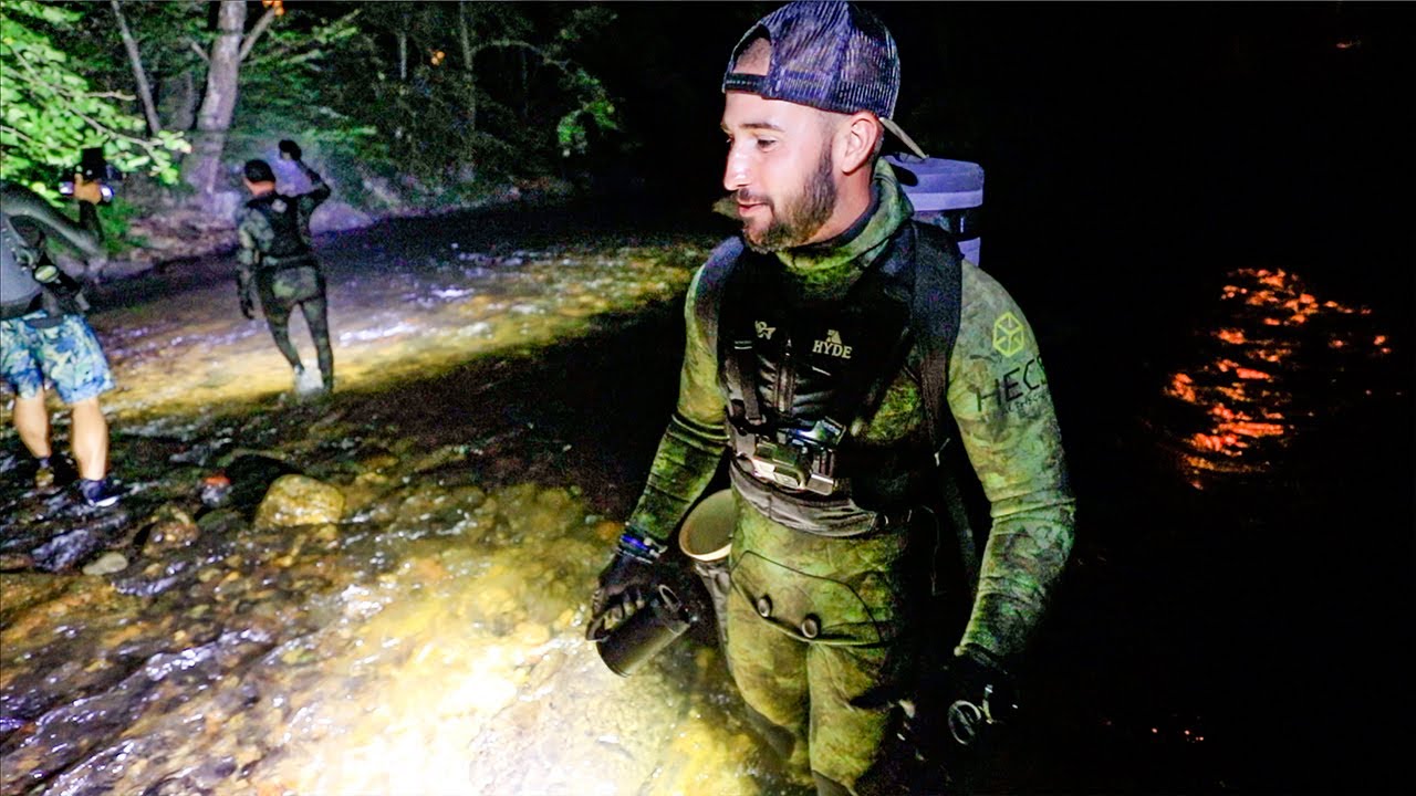 URBAN Treasure Hunting Popular PARTY River at Night!! (ft. Dallmyd ...
