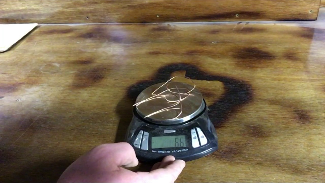 Scrap Copper, finding the copper recovery of insulated wire - YouTube