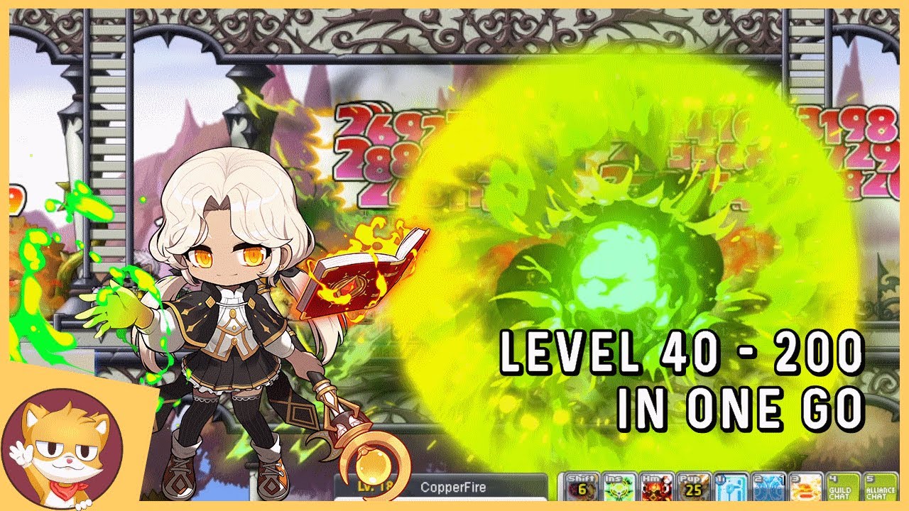 Training the Remastered Fire Poison Mage to Level 200 in one go ...