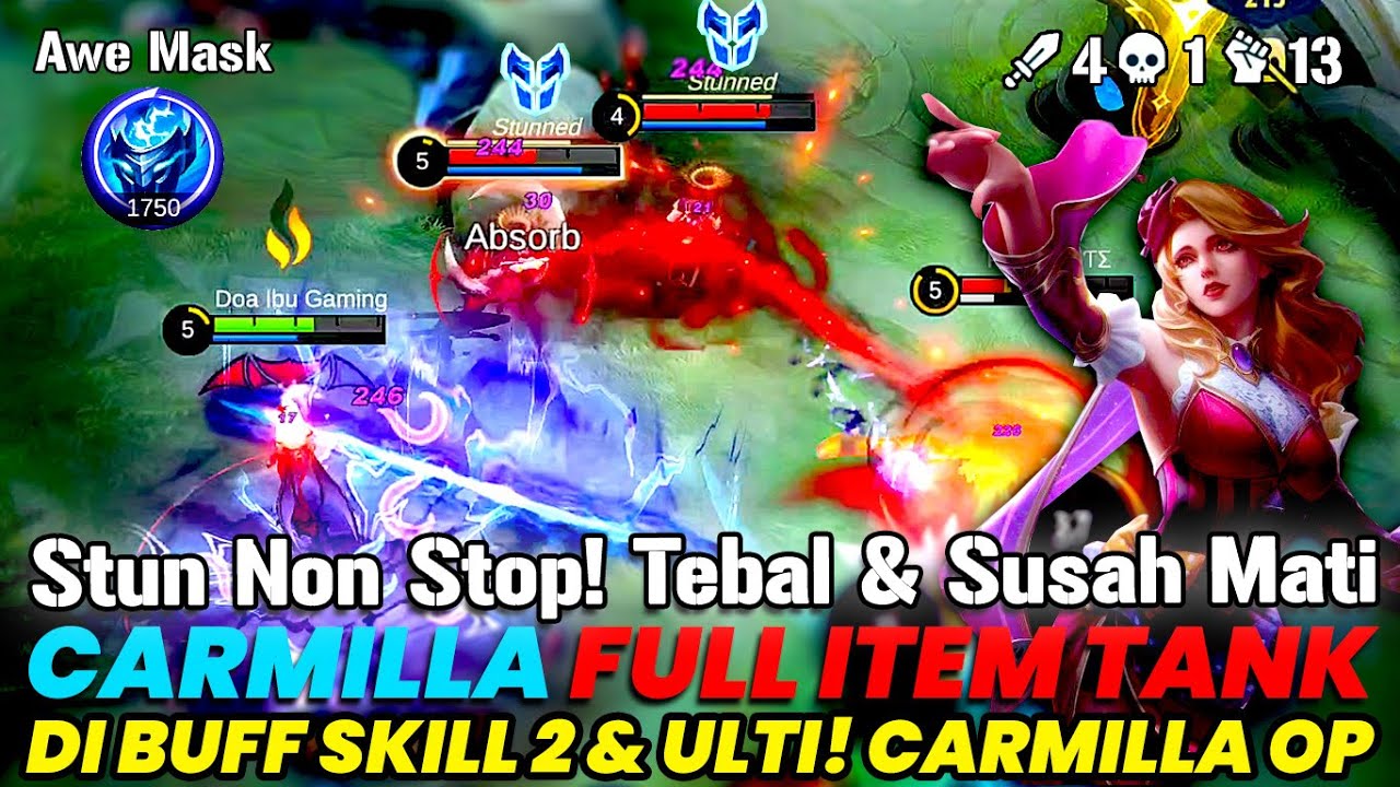 CARMILLA TANK | ITEM CARMILLA FULL TANK! CARMILLA AWE MASK! STUN NON ...