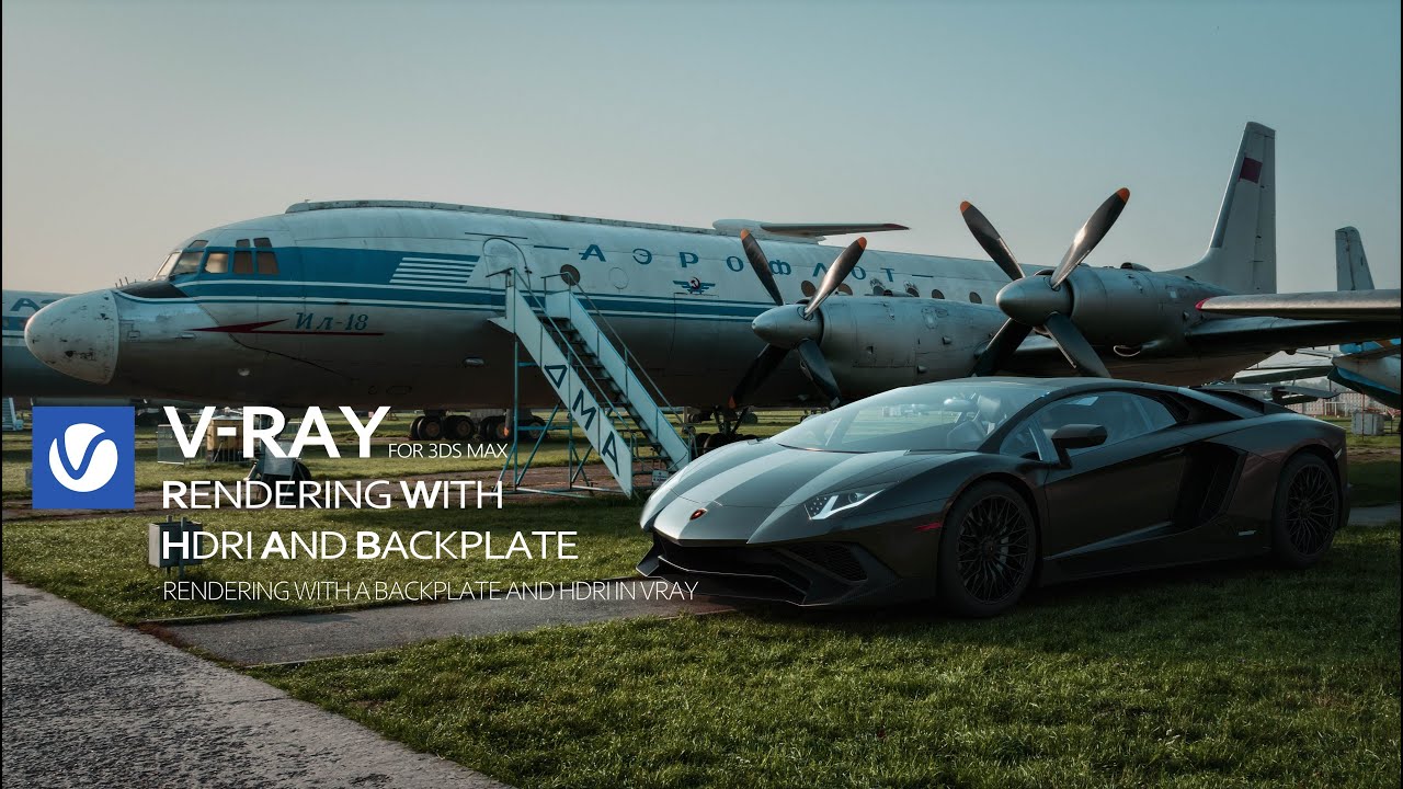 Vray Rendering With HDRI and Backplate Tutorial in 3Ds Max - YouTube