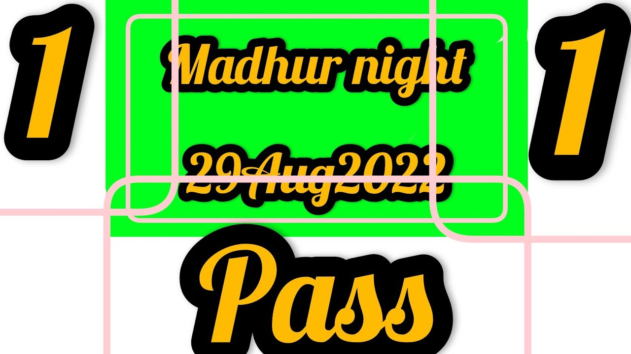 Madhur night open to close 29Aug2022 - YouTube