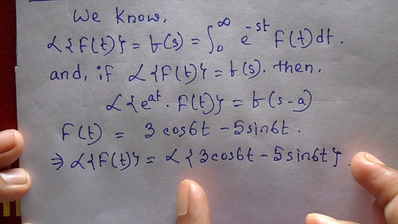 First Translation or Shifting Property| Example - YouTube