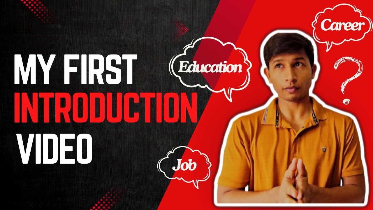 My First Introduction Video | Career | Education | Job | TCS - YouTube